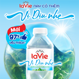 La Vie Vị Dịu Nhẹ 500ml (24 chai/thùng) khuyến mãi | La Vie