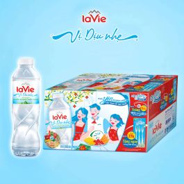 La Vie Vị Dịu Nhẹ 500ml (24 chai/thùng) khuyến mãi | La Vie