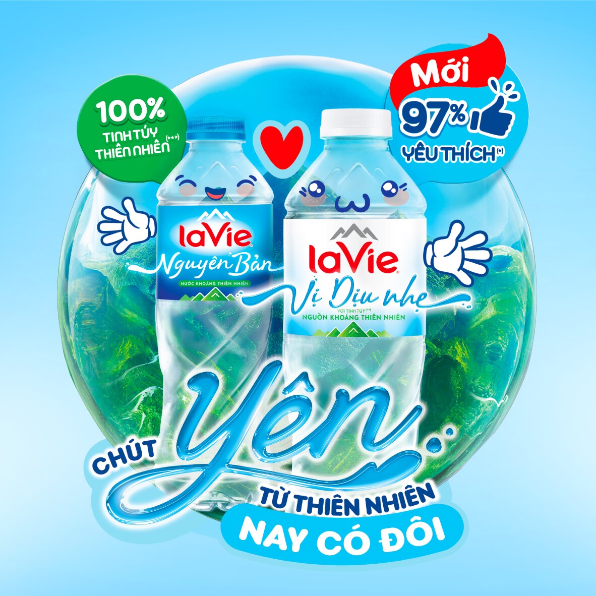 La Vie Vị Dịu Nhẹ 500ml (24 chai/thùng) khuyến mãi | La Vie